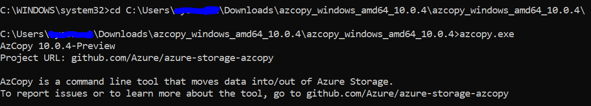 AzCopy cannot be used in any PowerShell script for Data Lake Gen2 due to authentication ...