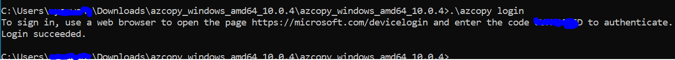 AzCopy cannot be used in any PowerShell script for Data Lake Gen2 due to authentication ...