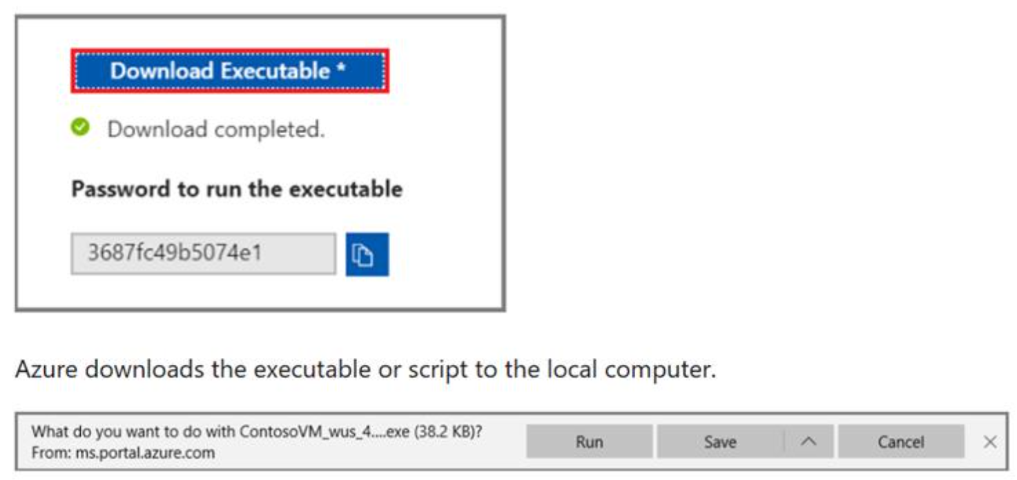 Why Doesnt The Document Tell The Location Of The Downloaded File Restore Script The Azure