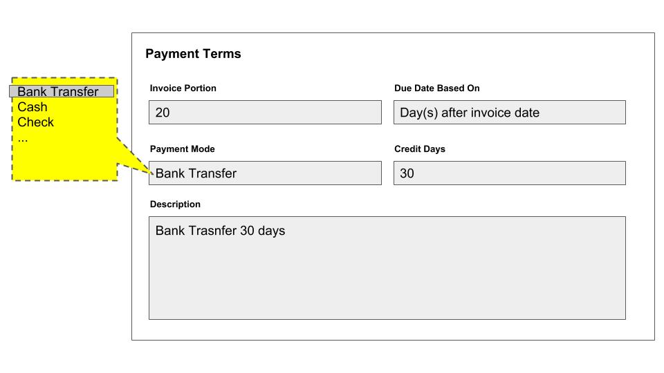 [Feature Request] Add Payment Mode field on Payment Terms Template ...