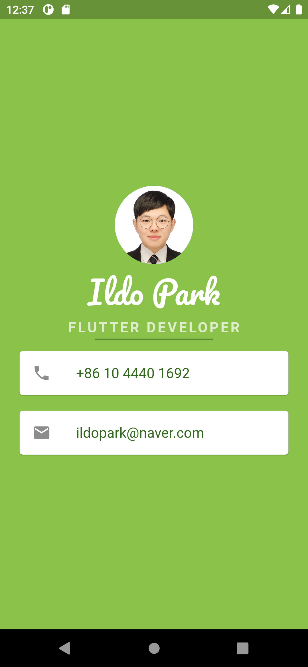 GitHub - ildopark/Flutter_Bootcamp_practice_miCard: Udemy Angela Yu Flutter Bootcamp prcatice ...