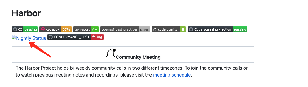 README.md page `Nightly Status` image does not display properly · Issue #17371 · goharbor/harbor ...