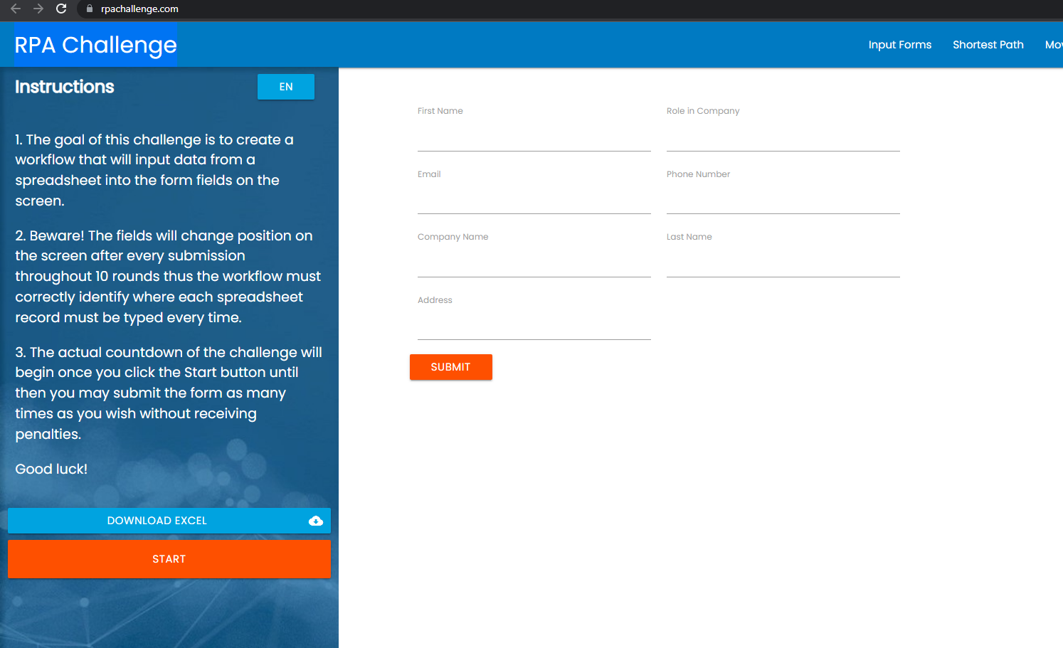 GitHub - AnyaChickenMcnuggets/SeleniumRPAChallenge