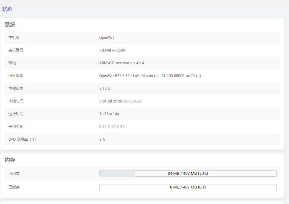 AX3600仍然内存泄漏 · Issue #7512 · coolsnowwolf/lede · GitHub