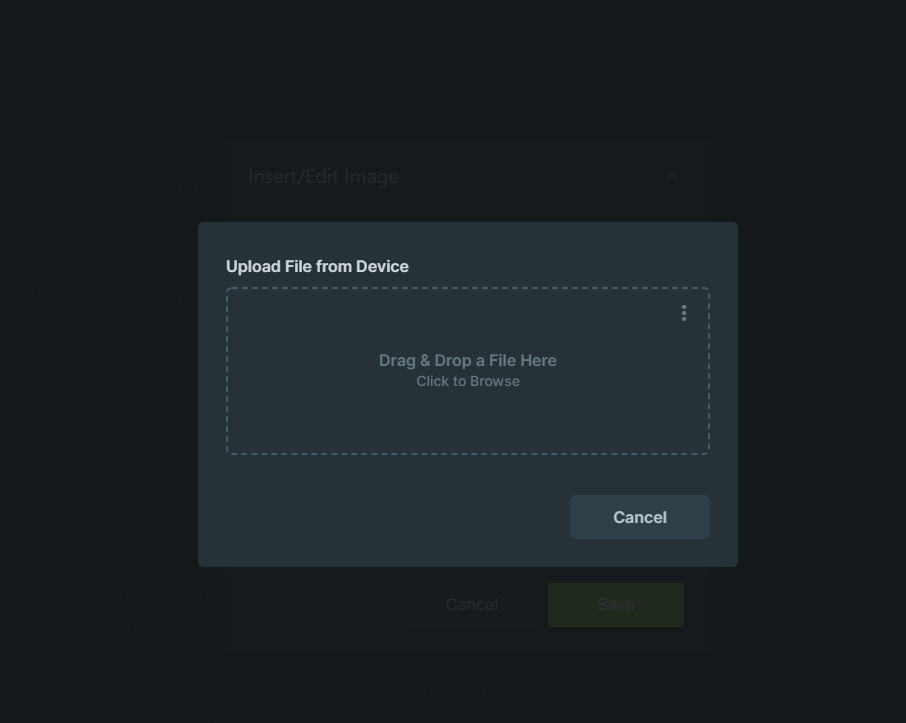 z-index problem with the import source popup when "Insert/Edit Image" in WYSIWYG · Issue #4943 ...