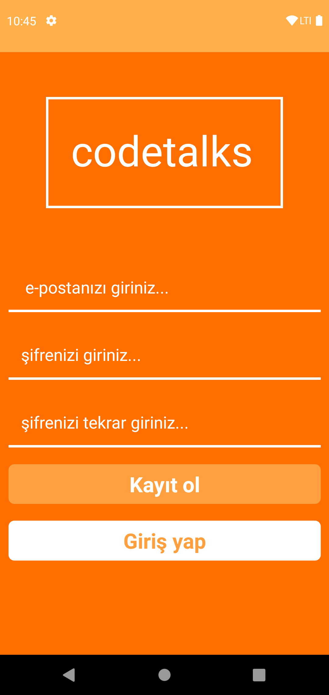 GitHub - mehmetee/codetalks-application