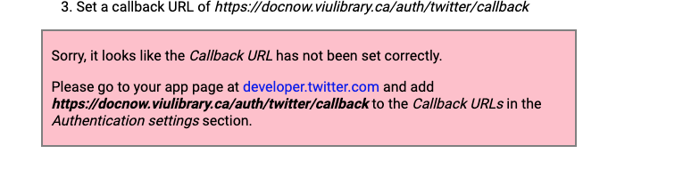 Callback URL error · Issue #220 · DocNow/docnow · GitHub