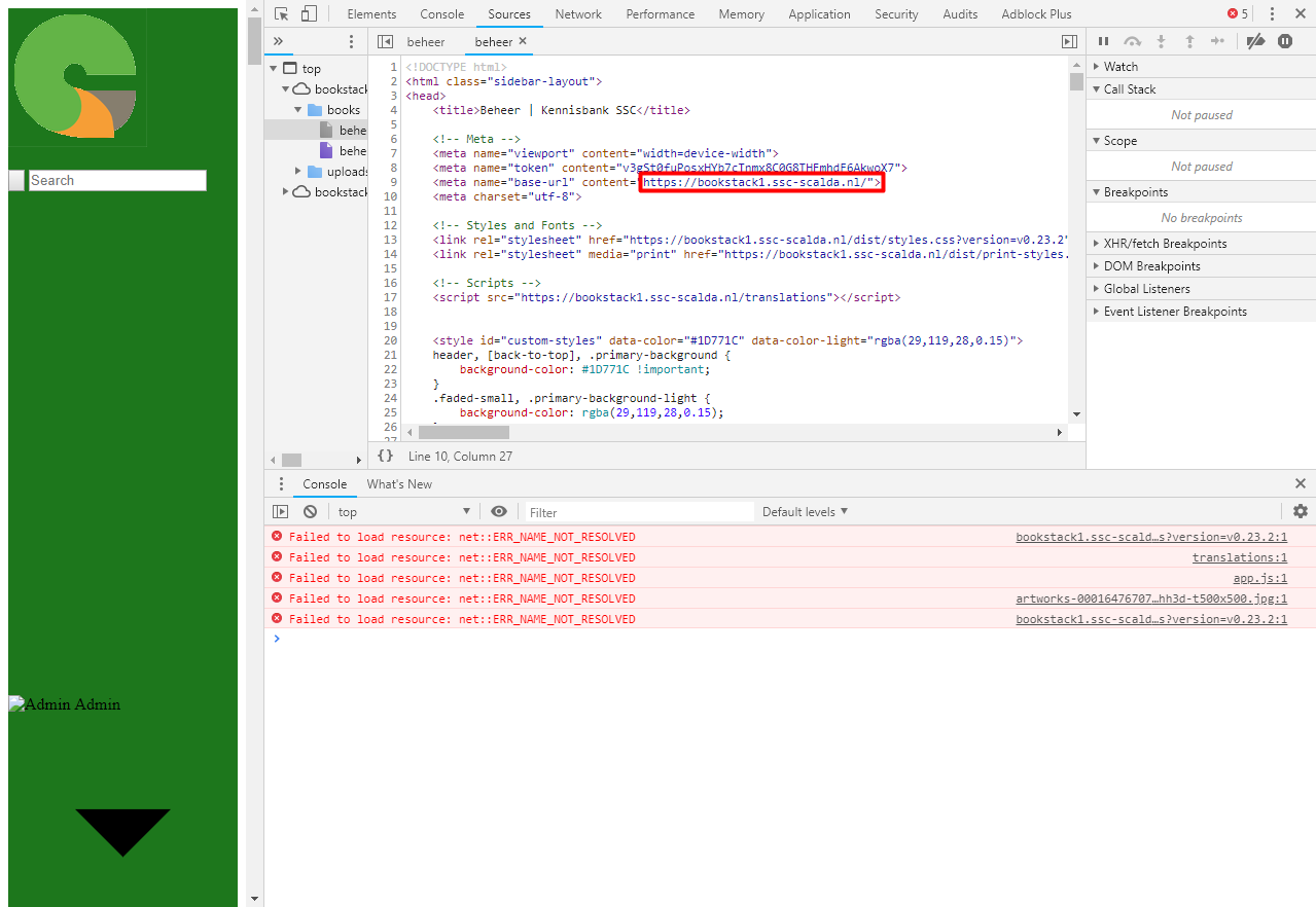 Mixed content after SSL certificate / Layout screwed · Issue #1121 · BookStackApp/BookStack · GitHub