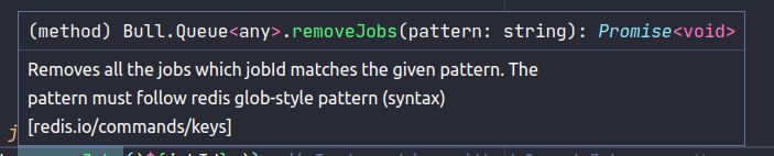 Bull Queue Removejobs Pattern Isnt Working With Delayed Jobs · Issue 2487 · Optimalbits Bull