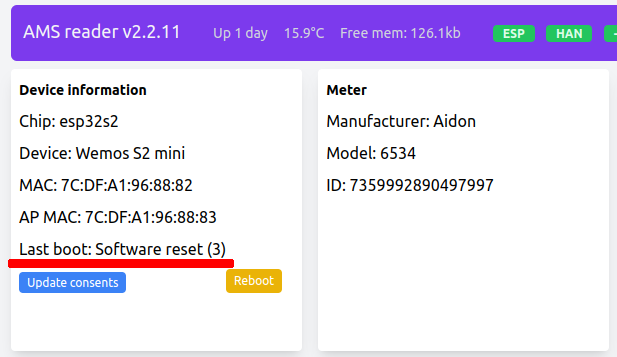 Some trouble updating between versions · Issue #435 · UtilitechAS/amsreader-firmware · GitHub