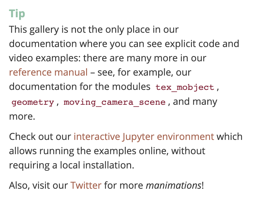 Docs text with higher contrast · Issue #1236 · ManimCommunity/manim ...