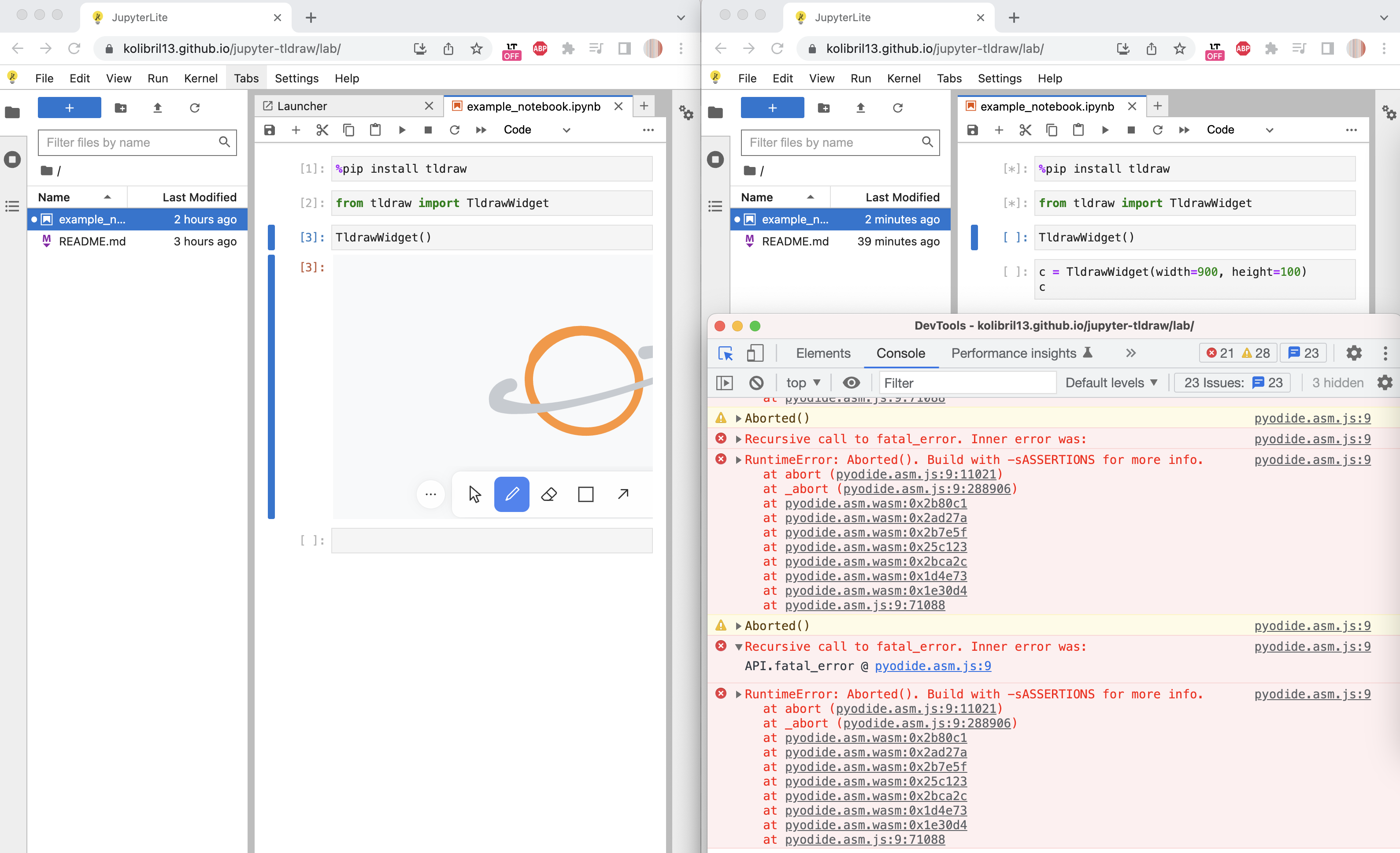 Can T Run Two Jupyterlite Instances In Two Tabs · Issue 1089 · Jupyterlite Jupyterlite · Github