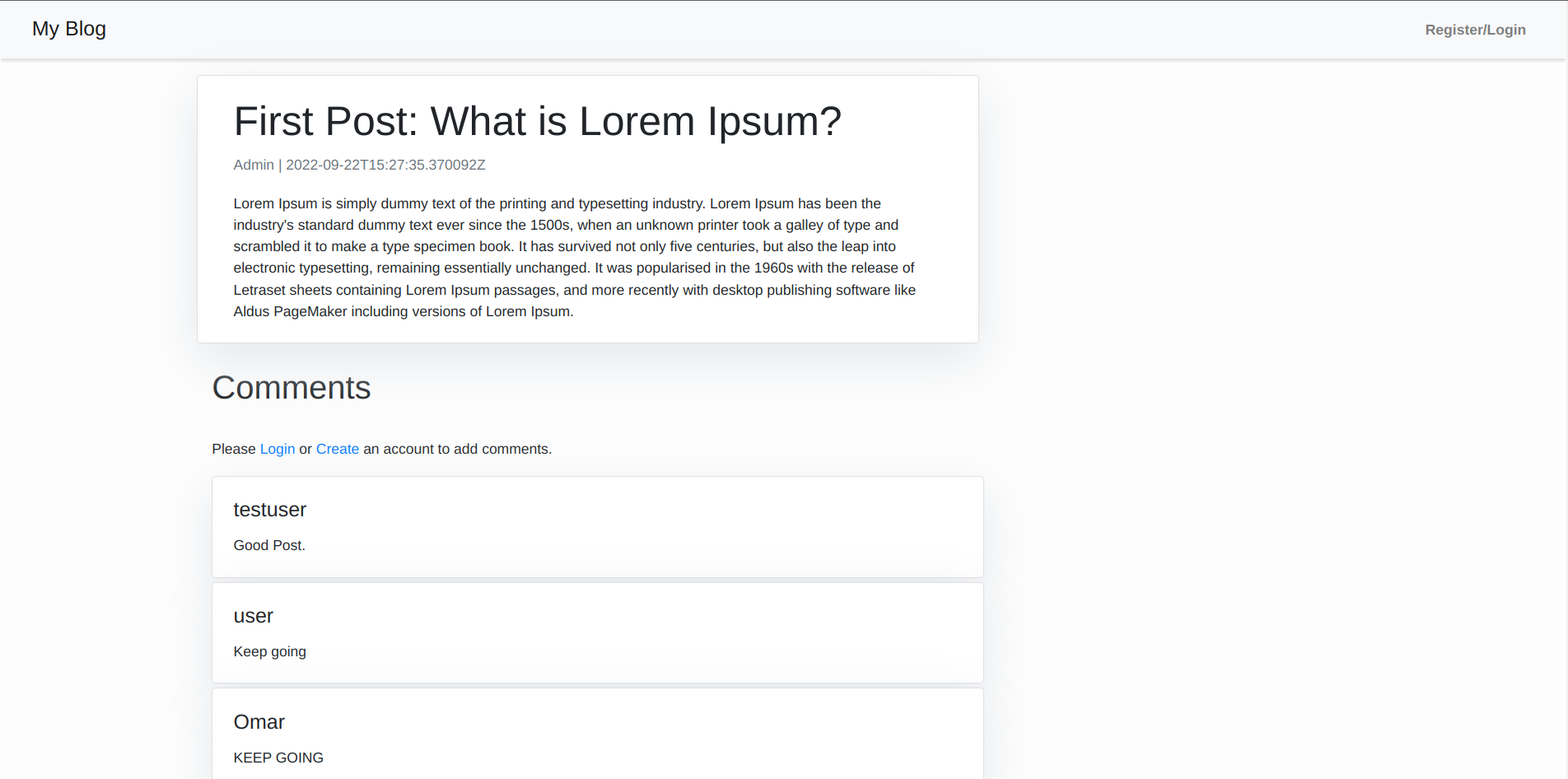 GitHub - OmarShamkh/blogapp-frontend