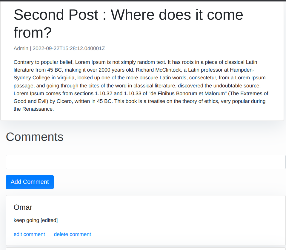 GitHub - OmarShamkh/blogapp-frontend