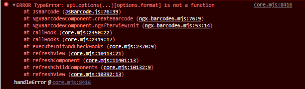 Not A Function · Issue #43 · efgiese/ngx-barcode6 · GitHub