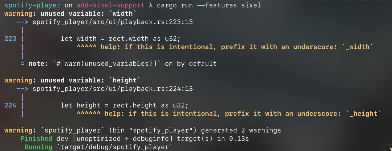 feature request: sixel support · Issue #122 · aome510/spotify-player · GitHub
