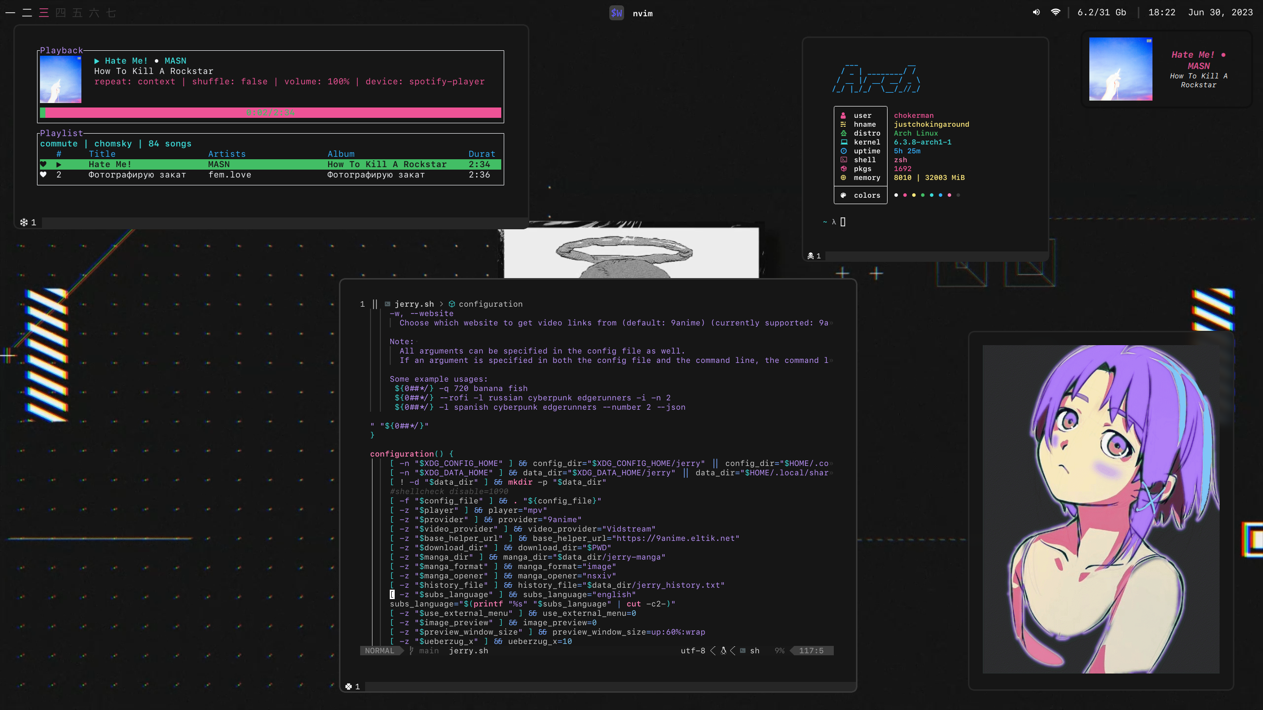 GitHub - justchokingaround/dotfiles: all yoinkers will be reported to higher authorities