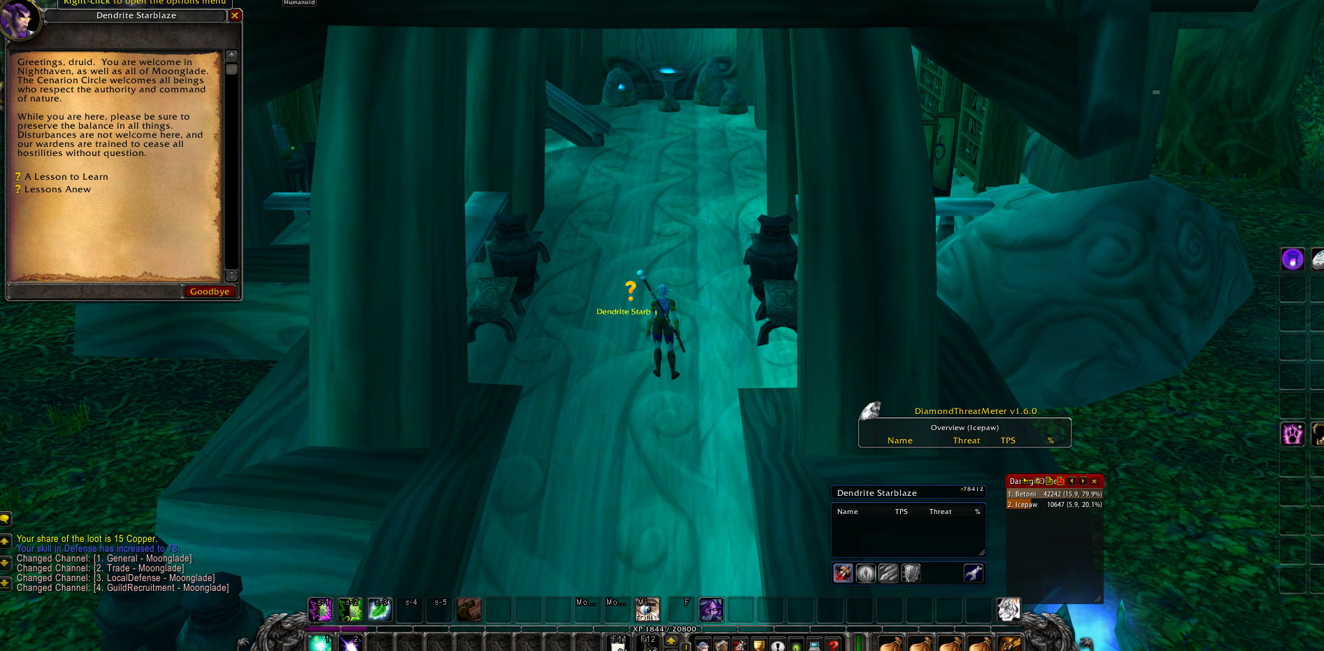 [zone] moonglade. Denrite starblaze inside floor. · Issue #1016 ...