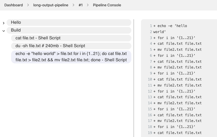 Update Graph View To Display Cut Down Console View · Issue 19 · Jenkinscipipeline Graph View