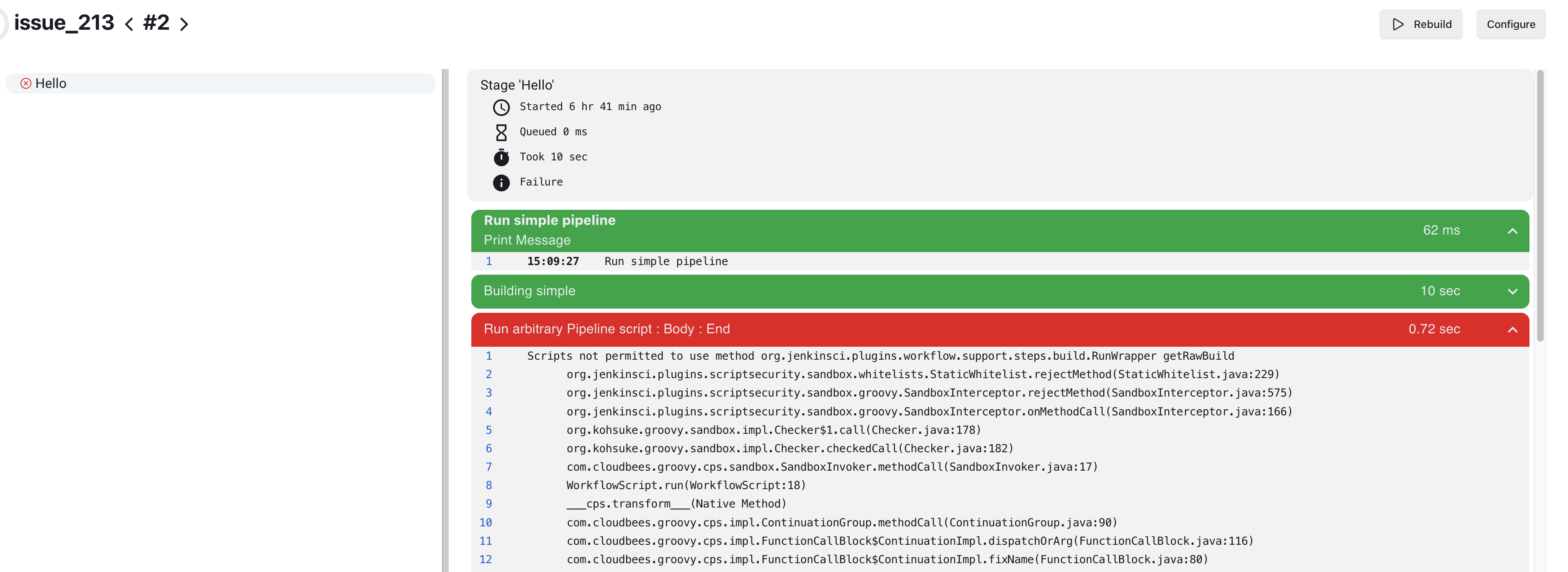 Error Block Content Is Not Displayed · Issue 213 · Jenkinscipipeline Graph View Plugin · Github 