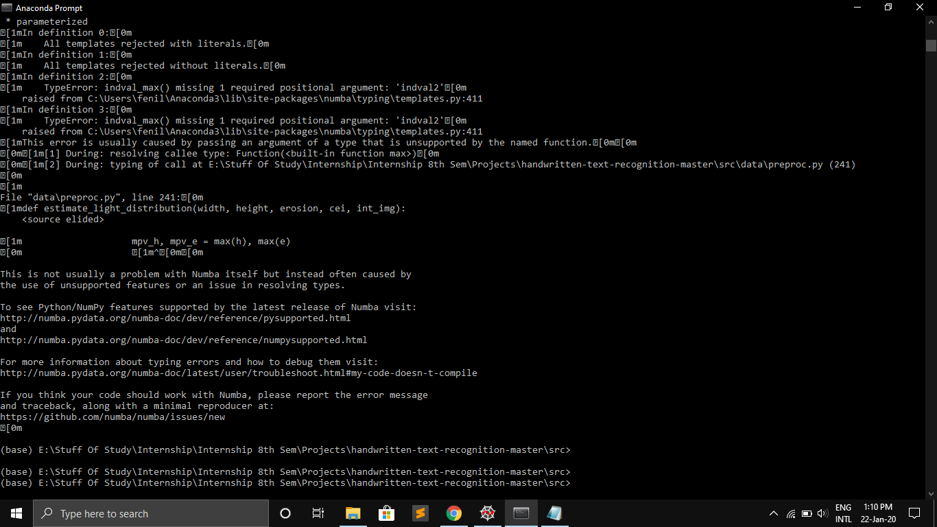 Issue with NUMBA · Issue #5121 · numba/numba · GitHub