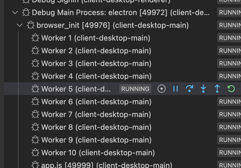 Node.js Debugger: Worker Threads names · Issue #121196 · microsoft/vscode · GitHub