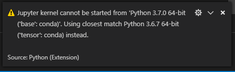 Jupyter kernel cannot be started from anaconda base environment · Issue ...