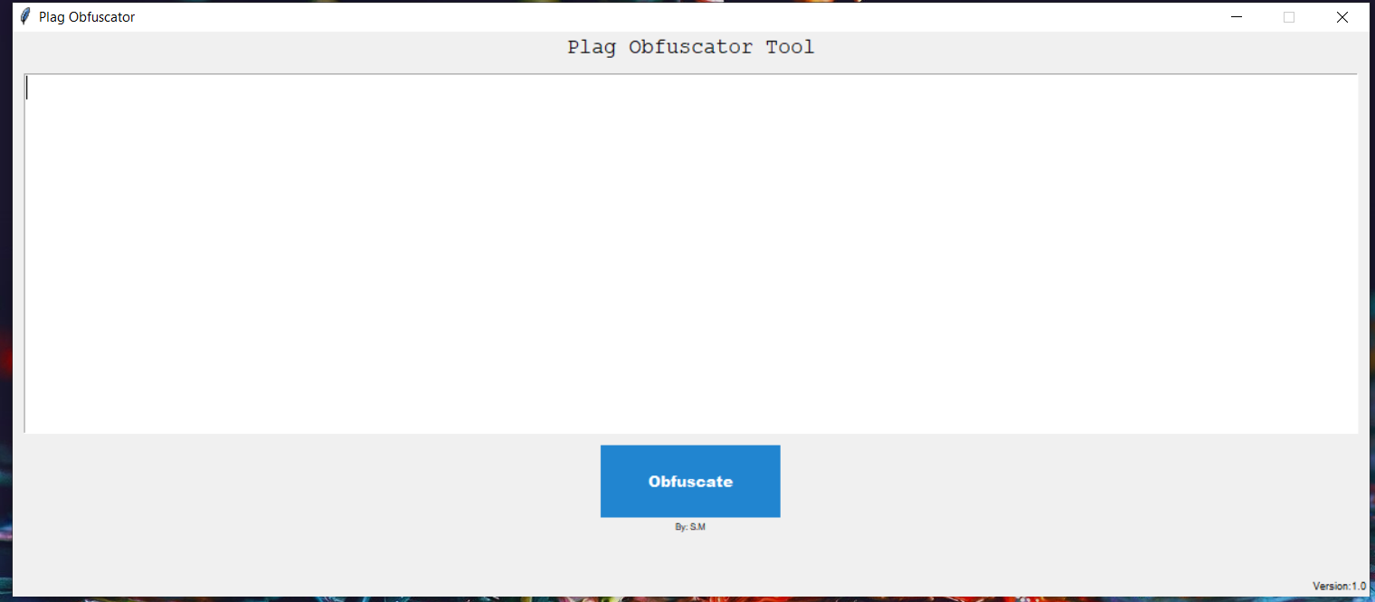 GitHub - senadmustafi/Plag_obfuscator