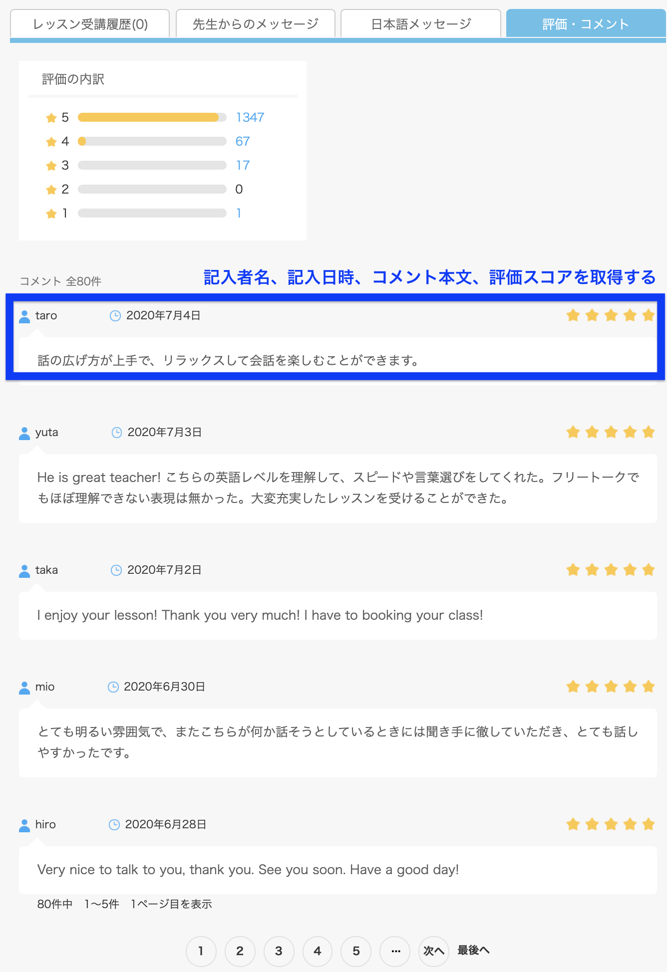GitHub - kudojp/EnglishTeachersAnalysis-Python2019: DMM英会話の講師情報と受講者からの感想コメントをスクレイピングし、そのデータ解析を ...