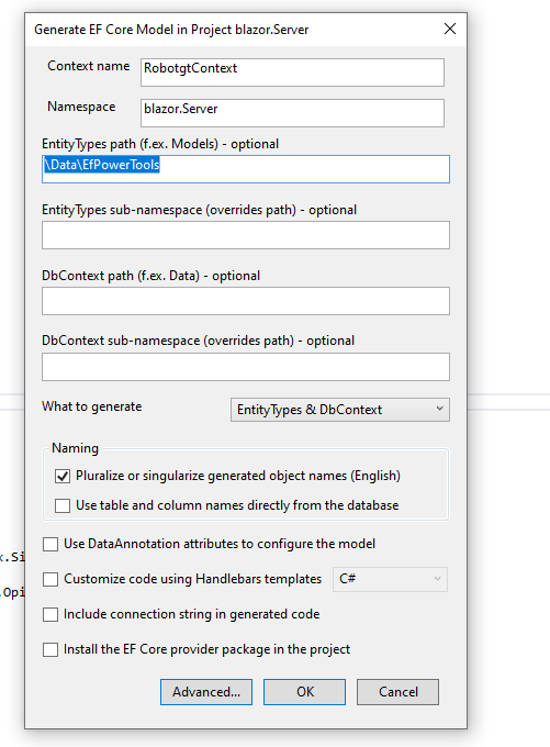 Reverse engineer fails to generate stored procedure · Issue #703 · ErikEJ/EFCorePowerTools · GitHub