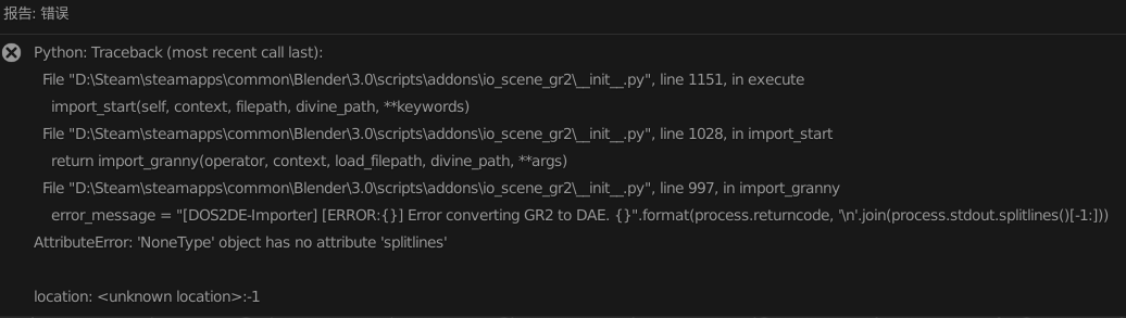 Cannot import · Issue #2 · Virtual-Brain/Blender_GR2_Format · GitHub