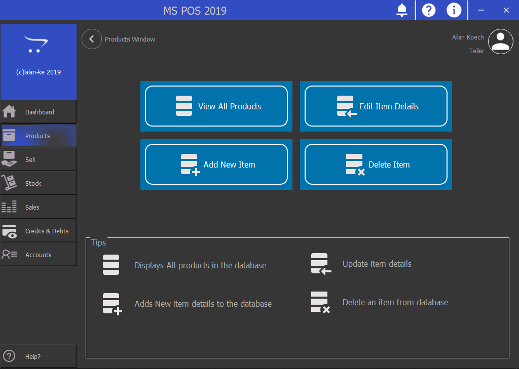GitHub - allankoechke/Msale-Point-Of-Sale-Application: Simple GUI Point Of Sale Software ...