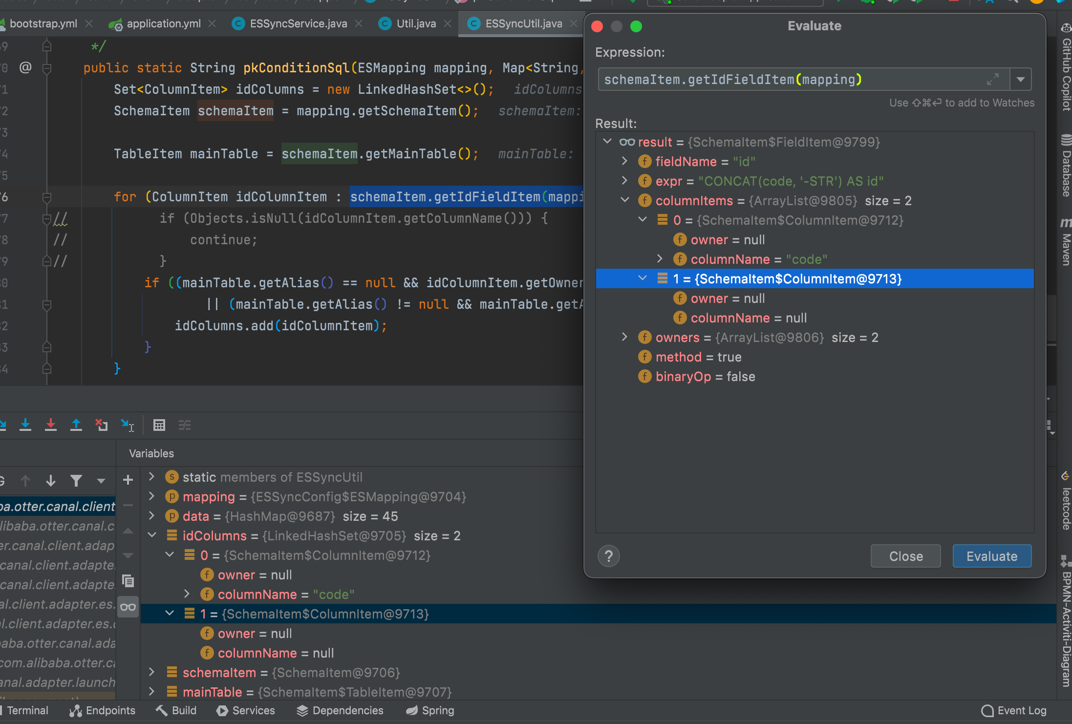 Canal 增量同步adapter日志正常，但是es中无数据 · Issue #4314 · alibaba/canal · GitHub