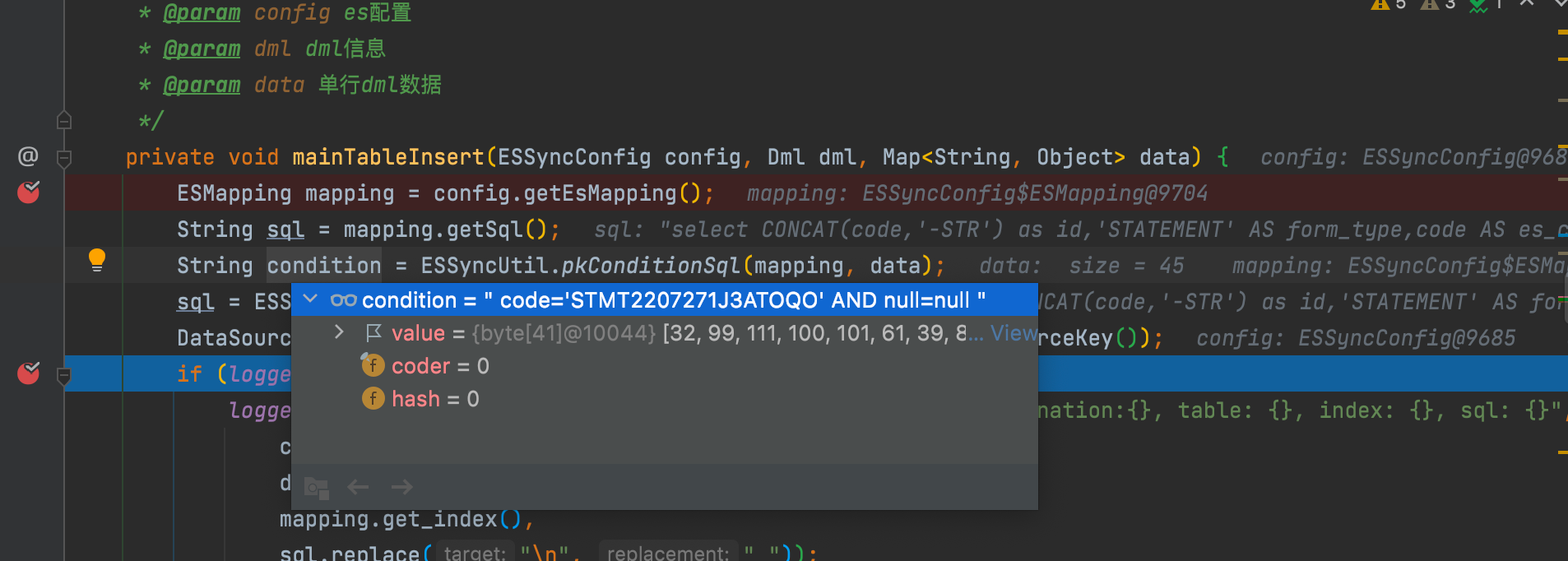 Canal 增量同步adapter日志正常，但是es中无数据 · Issue #4314 · alibaba/canal · GitHub