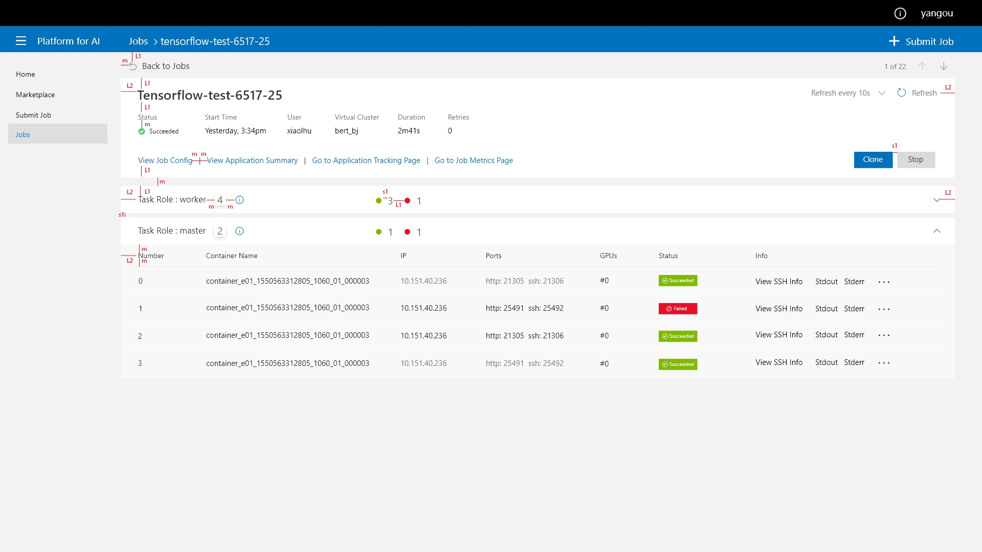 Refine UI: gap and padding sizes of Job & Details pages · Issue #2607 ...