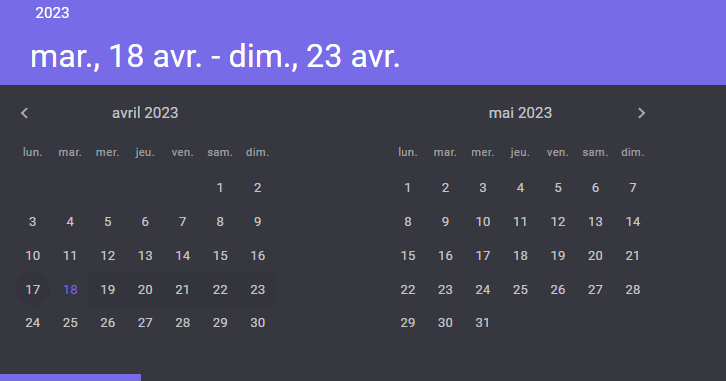 DateRangePicker PickerVariant.Static : Visual issue when setting date inside the code · Issue ...