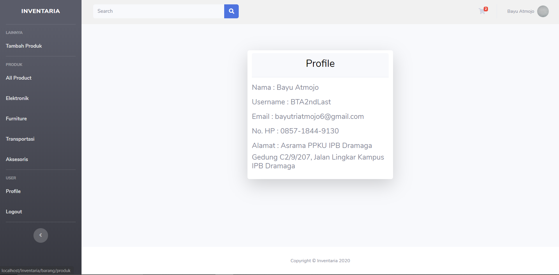 GitHub - sultanfariz/inventaria: Platform berbasis web untuk sewa ...