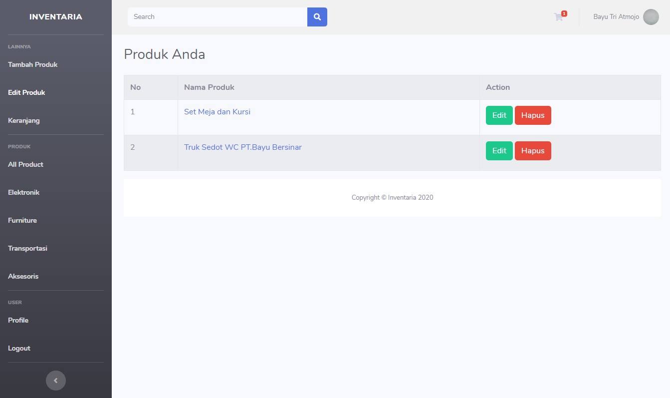 GitHub - sultanfariz/inventaria: Platform berbasis web untuk sewa ...