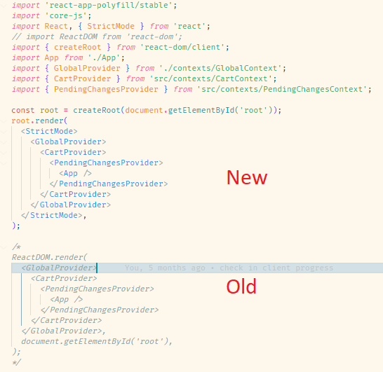React 18 createRoot causes loss of syntax highlighting on first mount · Issue #1590 ...