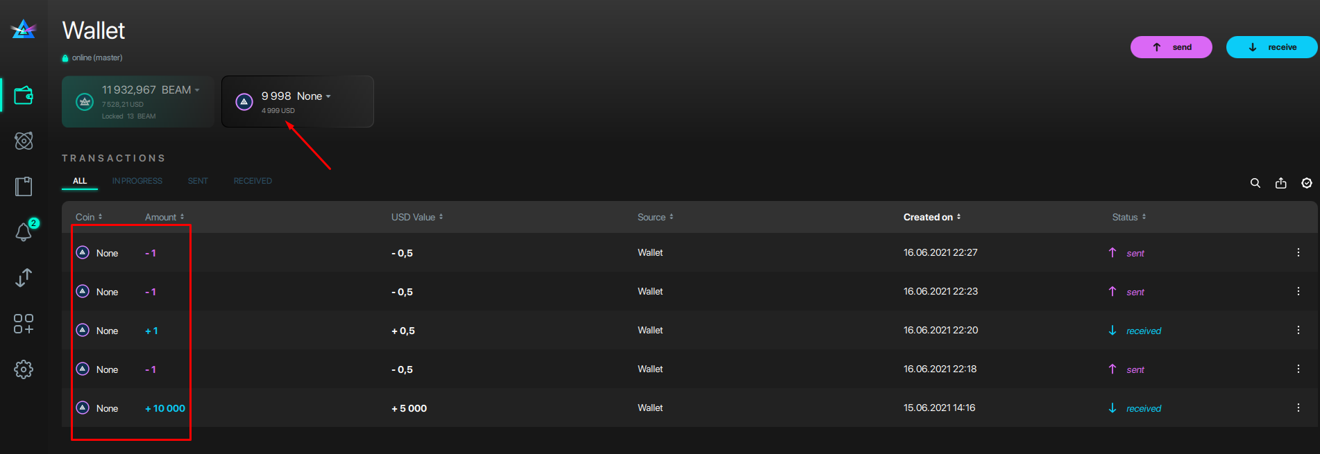 Add ability to switch between assets · Issue #187 · BeamMW/web-wallet-angular · GitHub