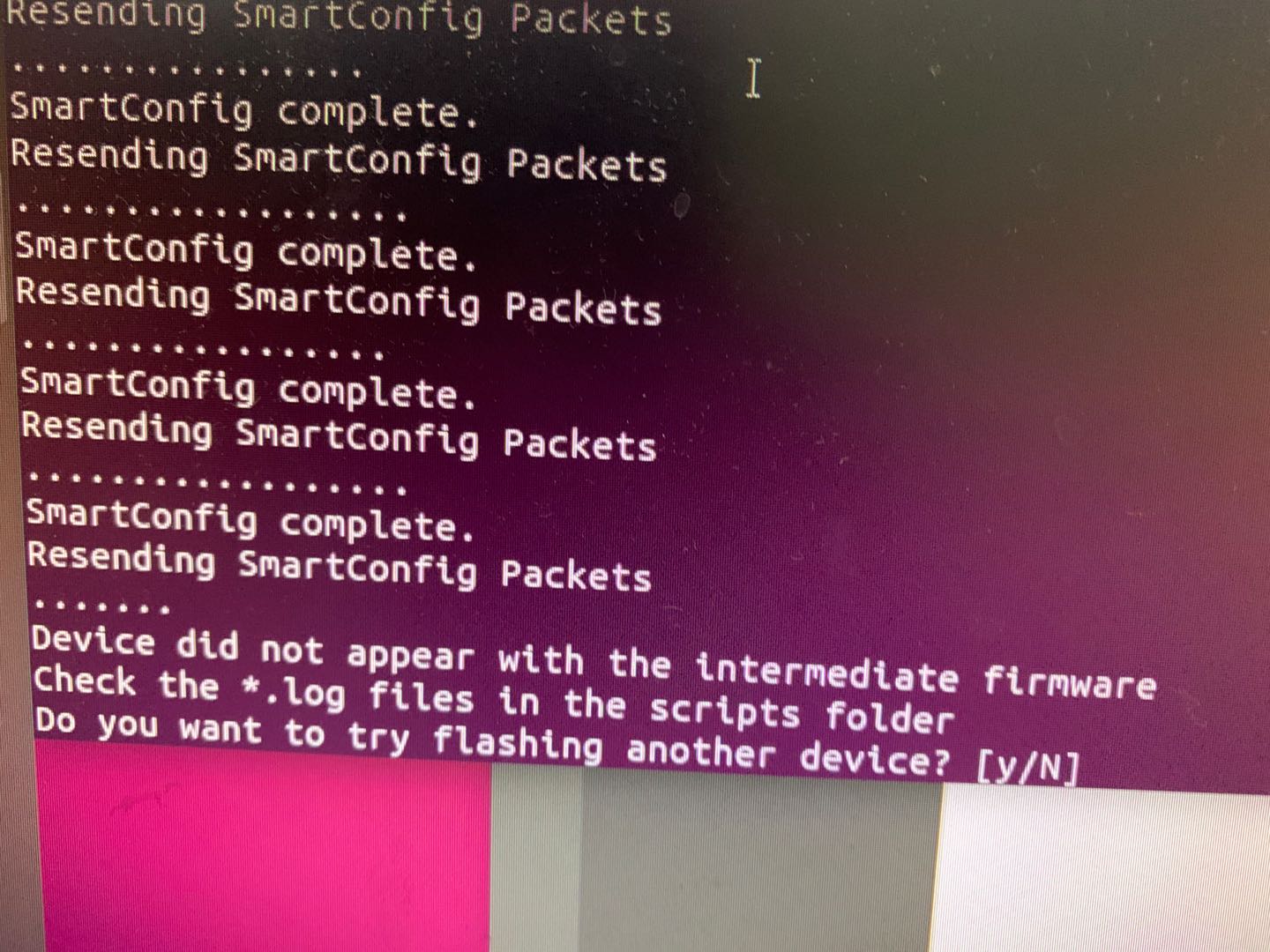 Lerlink X802A-RF Flash tasmota failed. I brought a new wall switch today with TYWE3S Chip ...