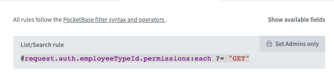 Expand api rule · pocketbase pocketbase · Discussion #2196 · GitHub