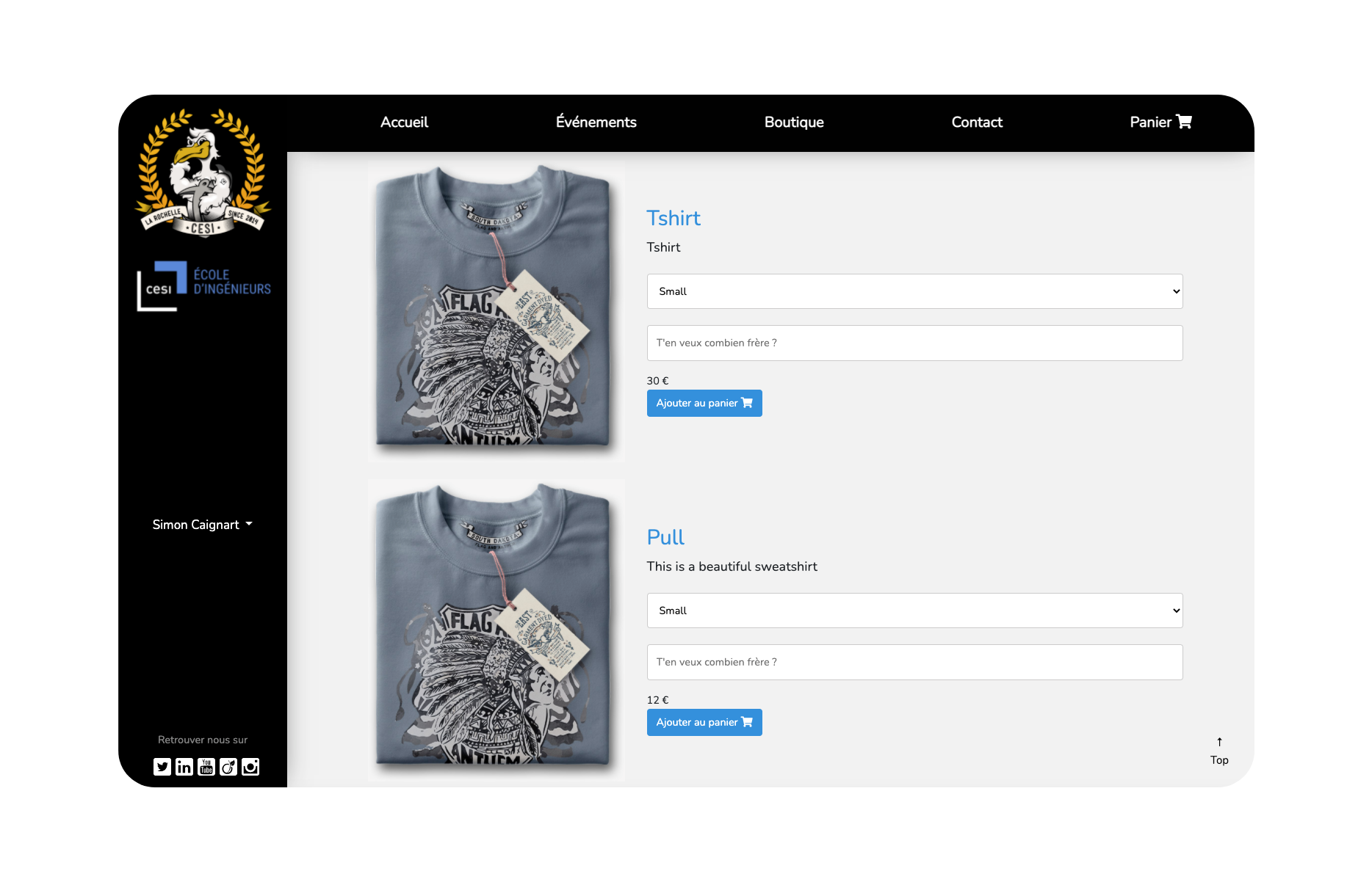 GitHub - simon-caignart/student-association-website: 🏫 Laravel website ...