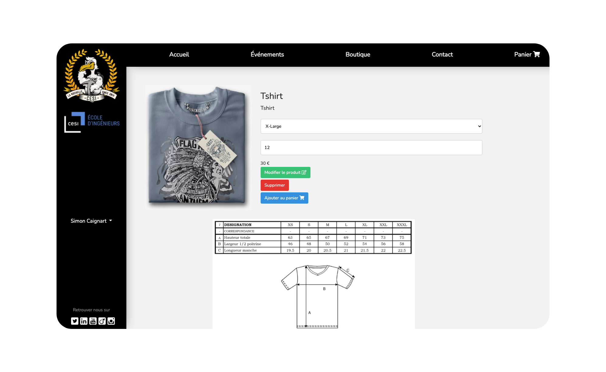 GitHub - simon-caignart/student-association-website: 🏫 Laravel website ...