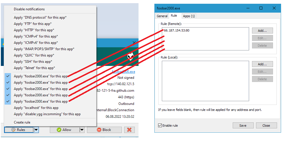 Add the feature to allow/block only the requested ip · Issue #1265 · henrypp/simplewall · GitHub