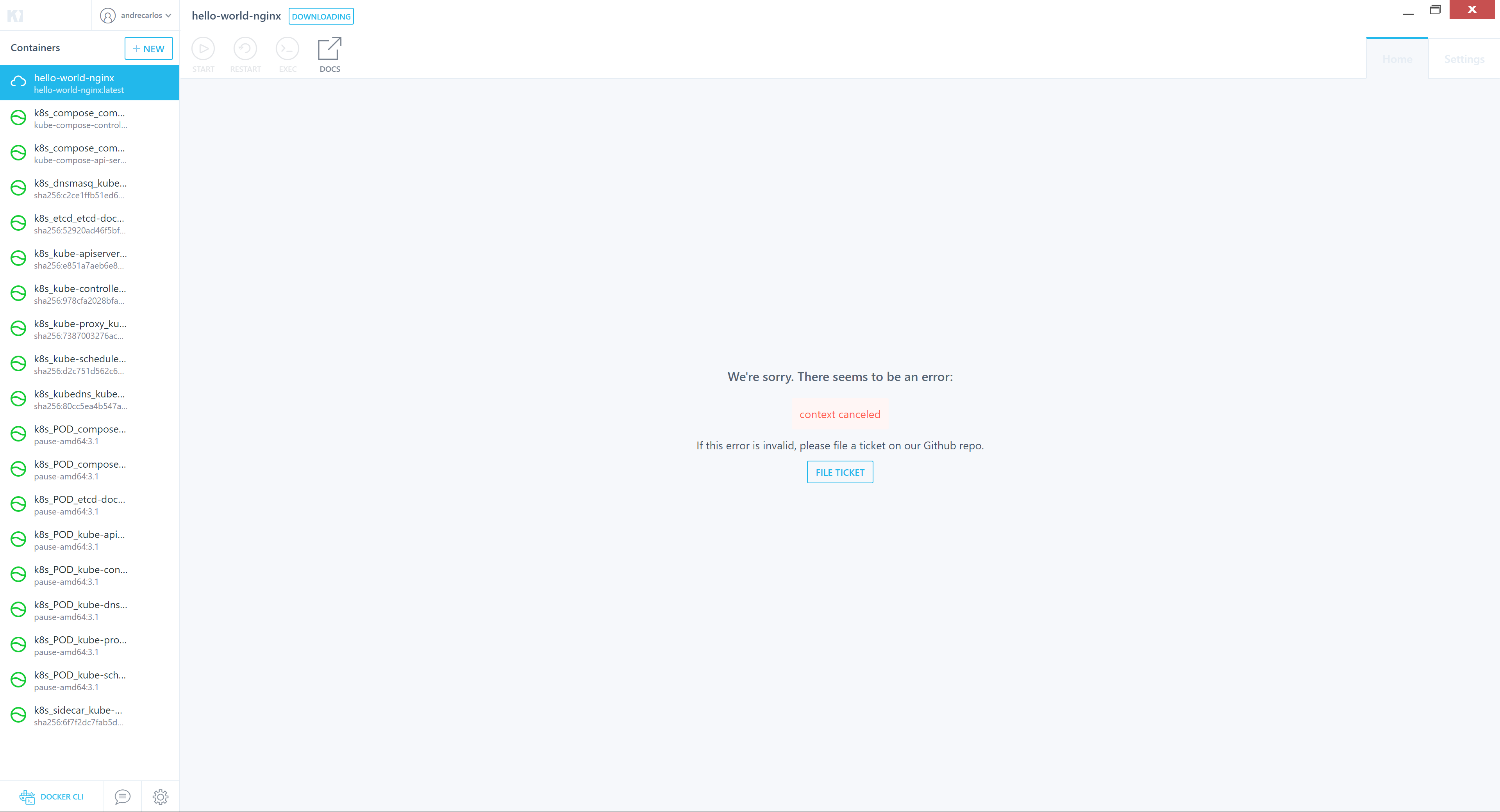 Can not download nginx from kitematic · Issue #4658 · docker/kitematic · GitHub