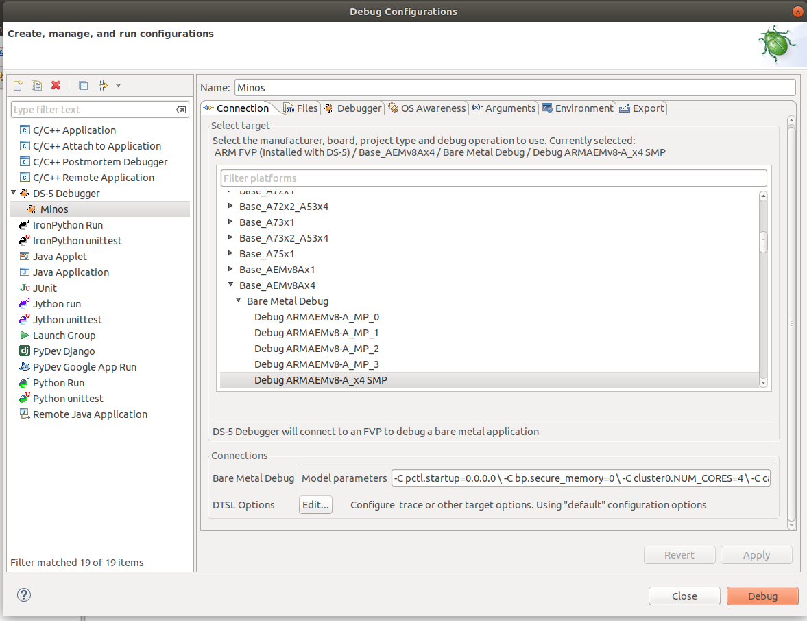 Failure when boot Minos on FVP by DS-5 · Issue #50 · minosproject/minos · GitHub