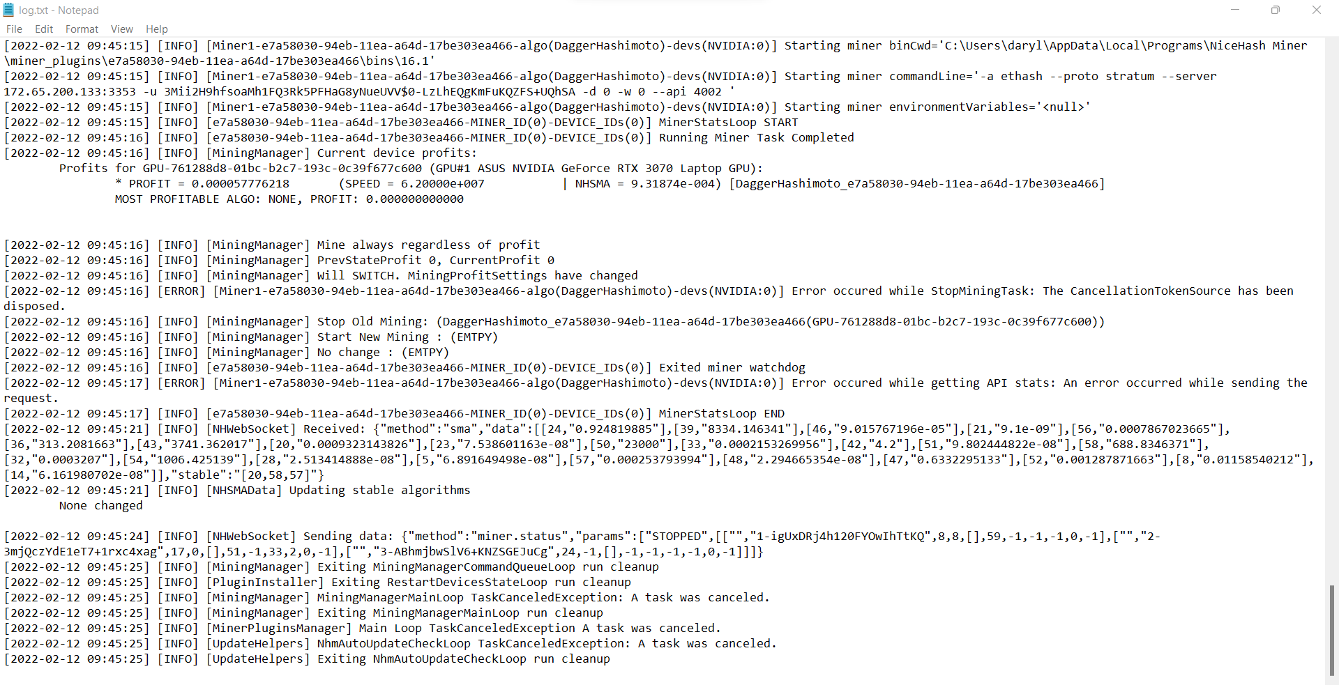 GMinerCuda9.0+ Fails to start mining · Issue #2613 · nicehash/NiceHashMiner · GitHub