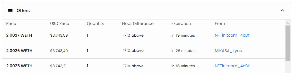 Retrieve Offer returning an empty order object list · Issue #1073 · ProjectOpenSea/opensea-js ...