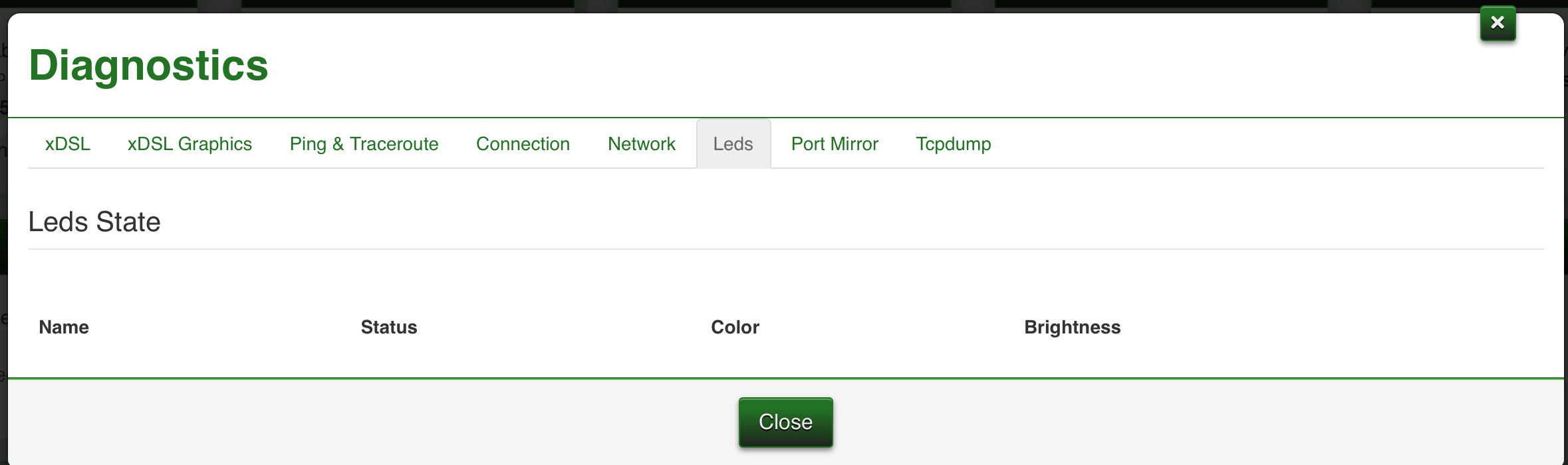 Diagnostics Leds is empty · Issue #690 · Ansuel/tch-nginx-gui · GitHub